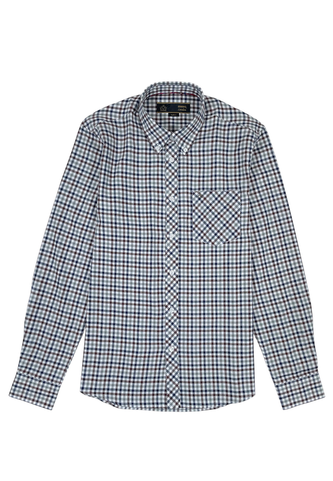 Greenwich Flannel Check Button-Down Shirt – Merc