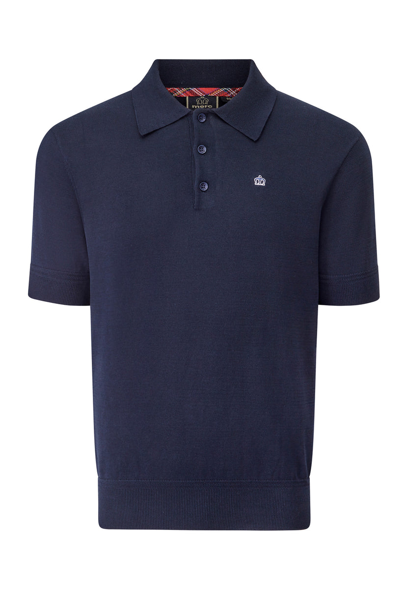 Archie Soft Knit Polo Shirt – Merc